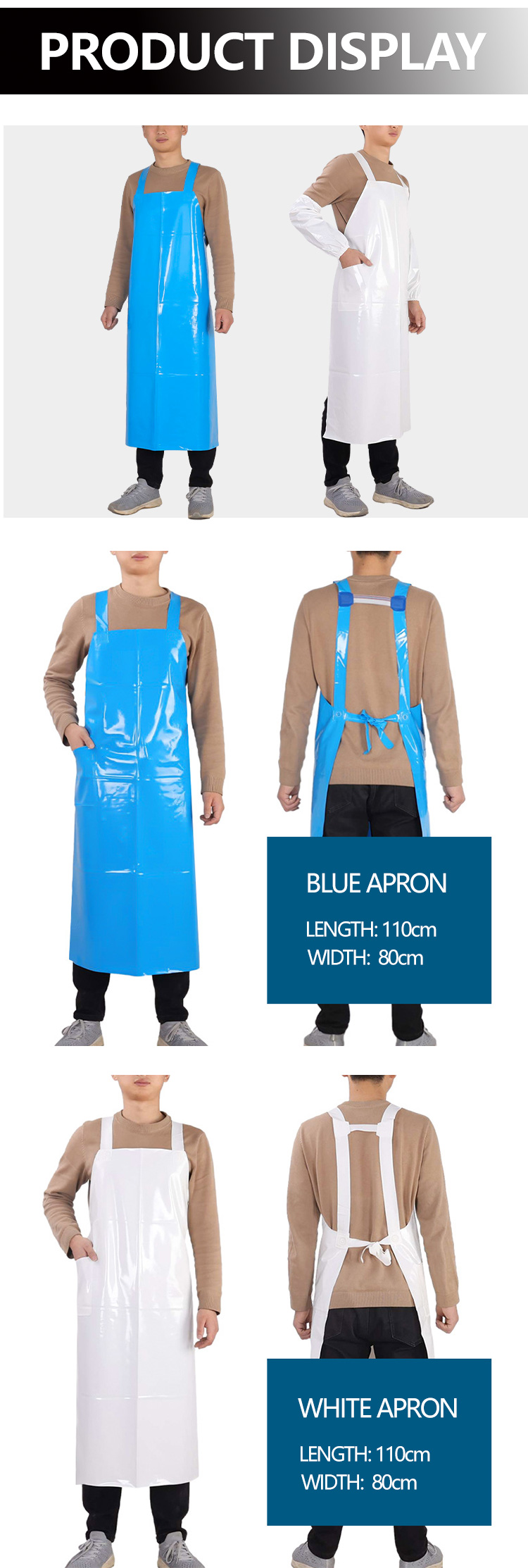 PVC Butcher Apron Food Processing Industrial Chemical Resistant ... PVC Butcher Apron Food Processing Industrial Chemical Resistant ...