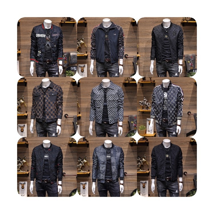 Supply High quality fashion Men's Bomber Jacket coats Autumn winter Jacket for mens wholesale ...
