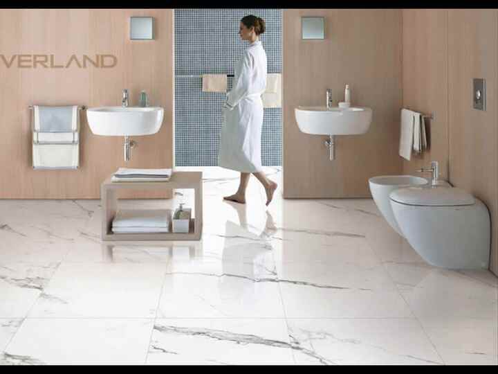 Del Conca Rialto White Porcelain Tile - Durable & Stylish