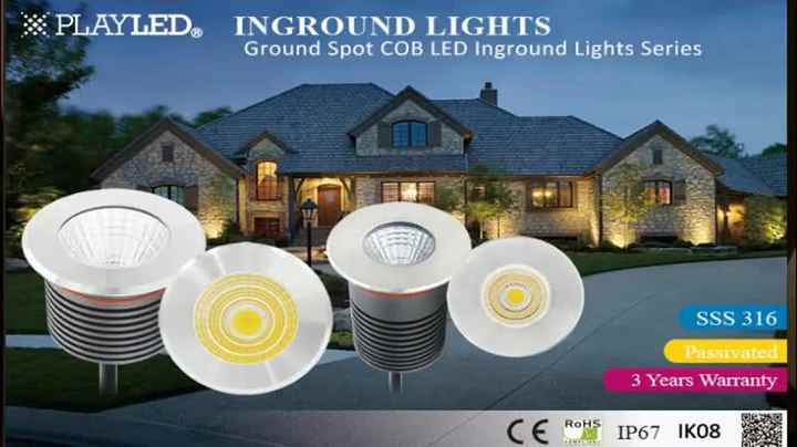 6W SS316 LED Inground Lights - IP67 Waterproof & IK08 Durable