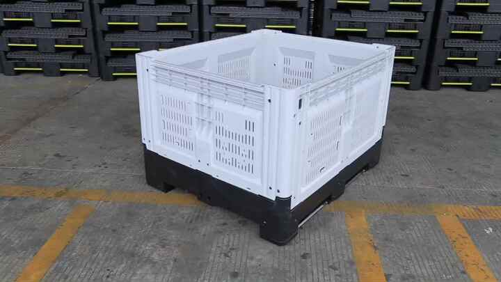 Collapsible Pallet Boxes for Efficient Apple Orchard Management
