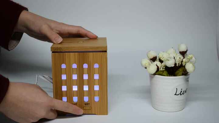 Ultrasonic Bamboo Aromatherapy Diffuser - Smart & Clean