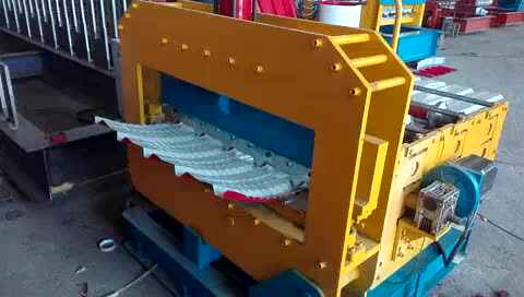 China Make Curving Sheet Frameless Arch Steel Hangar Building Machine