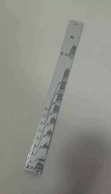 35cm Paint Mixing Ruler - Industrial Grade Aluminum Stick