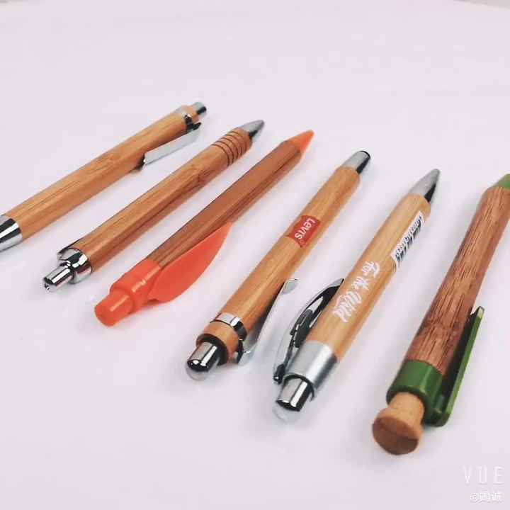 Custom Eco Friendly Wood Gel Ballpoint Pens With Logo Gift High Quality Recycled Modern Luxury ...