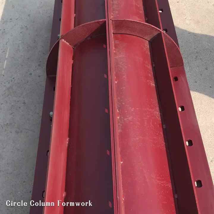 36" Round Formwork Concrete Adjustable Steel Column Form Work - Buy ...