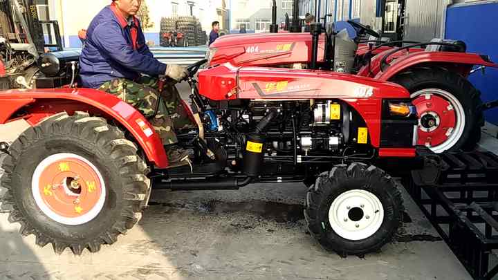 HX 50hp 55hp 4WD tractor with front end loader backhoe rotary tiller ...