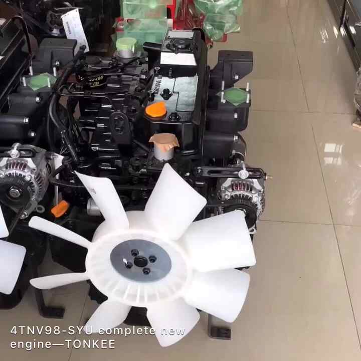 Original New 4TNV106 Engine Assembly for Diesel Excavators