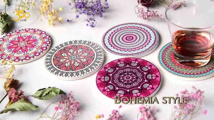 Melamine Tea Laminated Wood Table Mats - Customizable