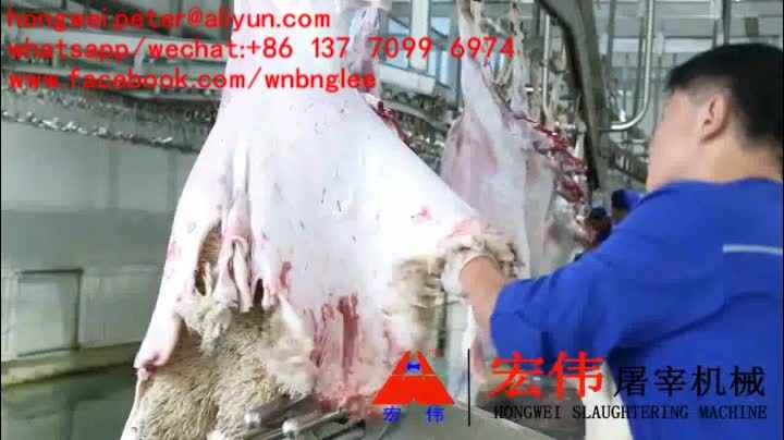 Stainless Skinning Table Cradle for Carcass - Slaughterhouse Equipment