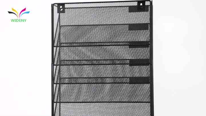 Wall-mounted Mesh Metal File Organizer - Durable & Versatile