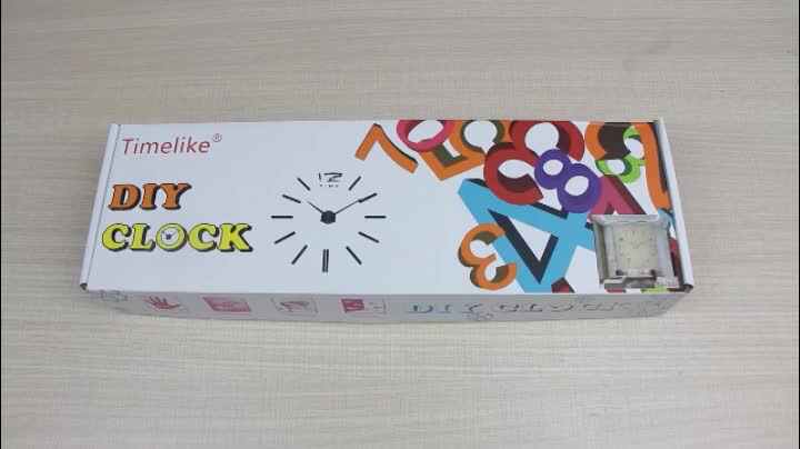 Luxury Acrylic Sticker Home Decoration - Digital Wall Clocks
