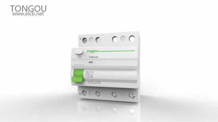 TONGOU RCBO F362 - Reliable 400V 4P Miniature Circuit Breaker