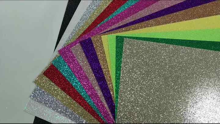 Glitter Scrapbook Paper - 12x12 Inch for Cricut & Cameo