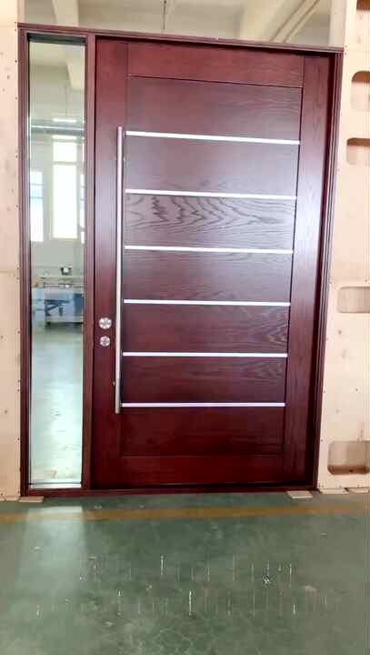 Best Quality Main Entry Exterior Large Front Door Low-E Glass Single ...
