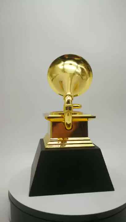 22cm Metal Souvenir Customized Replica Grammy Award Trophy
