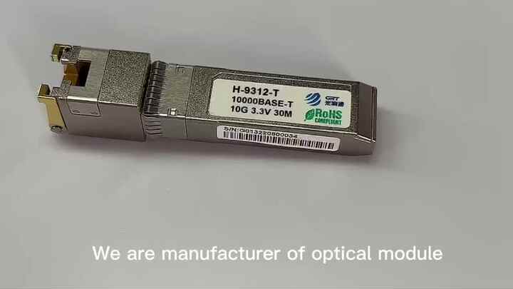 RJ45 SFP+ 10GBIT Optical Fiber Module Transceiver Module H-9312-T ...