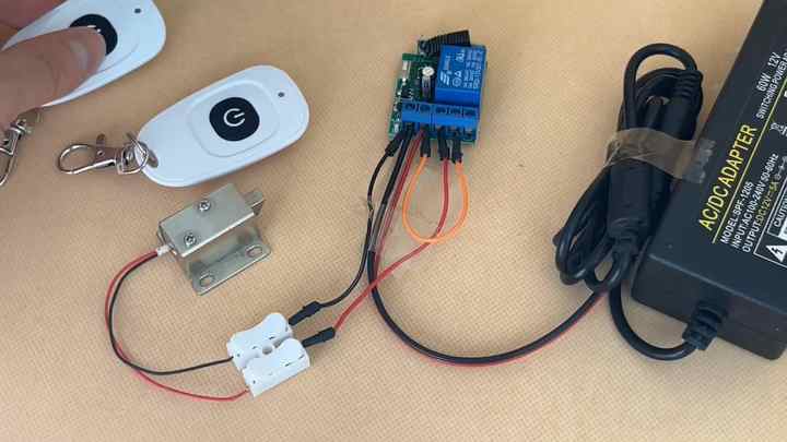 12V Single Channel Relay Module - Wireless Remote Control