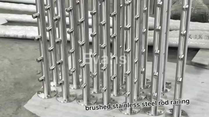 Decking Balustrade Stainless Steel Tube Handrail Crossbar Railing ...