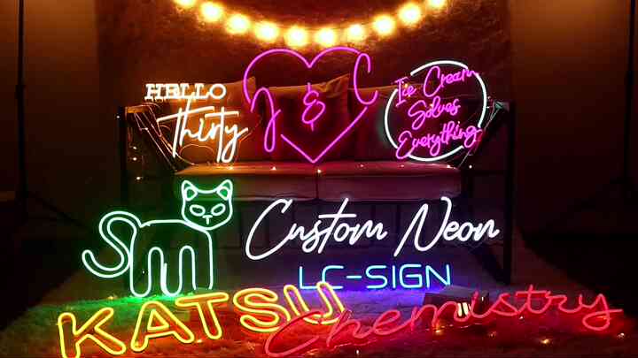 Customizable Neon Sign LED Lights for Party Decorations
