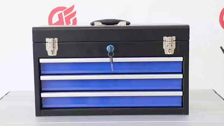3 Drawer Mini Metal Tool Box with 105pcs Tools - ISO9001 Certified