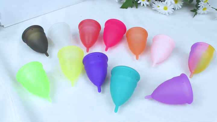 Furuize Medical Grade Silicone Menstrual Cup Reusable Soft Period Cup ...