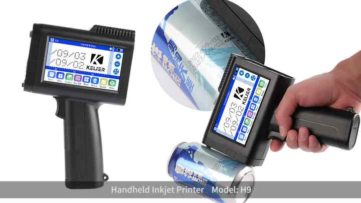KELIER Portable Handheld Inkjet Printer - Versatile & Efficient
