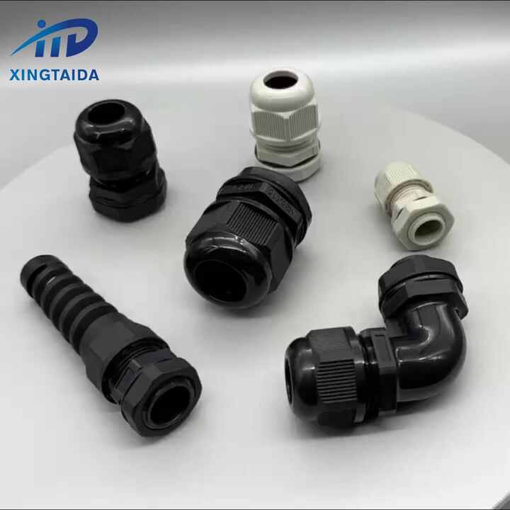 M8 M10 M12 M20 Black Metric Thread Mini Nylon Cable Glands
