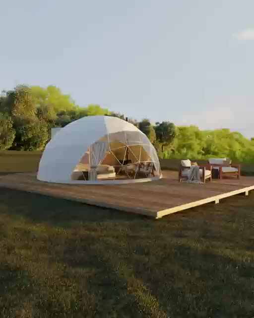 Luxury Glamping Resort Camping Geodesic Dome Tent| Alibaba.com