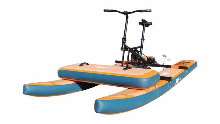 Inflatable Water Bike Swan Pedal Boat - Aquatic Bicycle for Enjoyable ...
