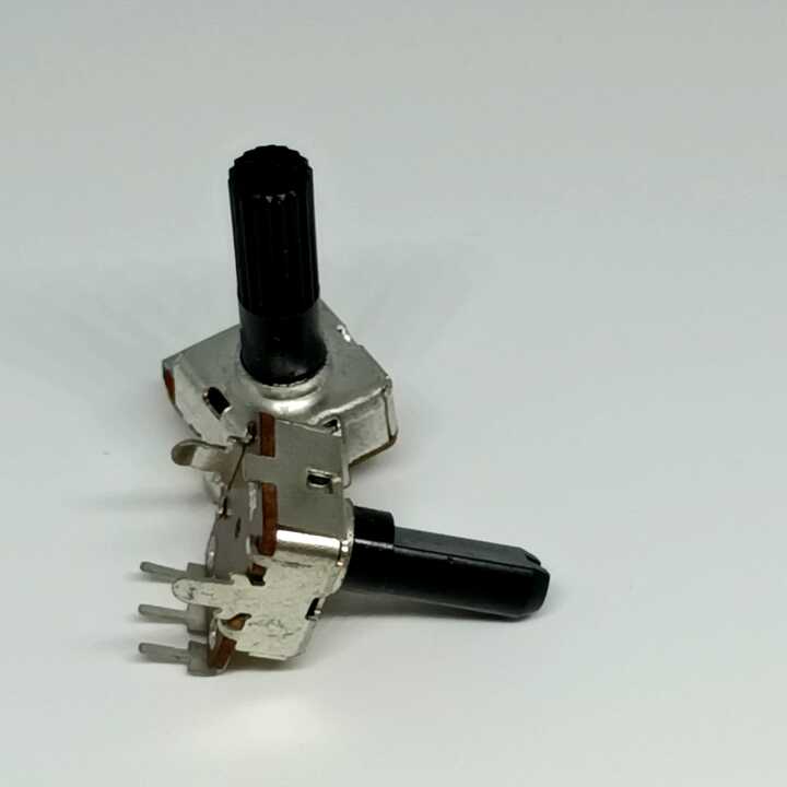 R12 B10k B50k Vertical Carbon Film Potentiometer Stereo Volume Control ...
