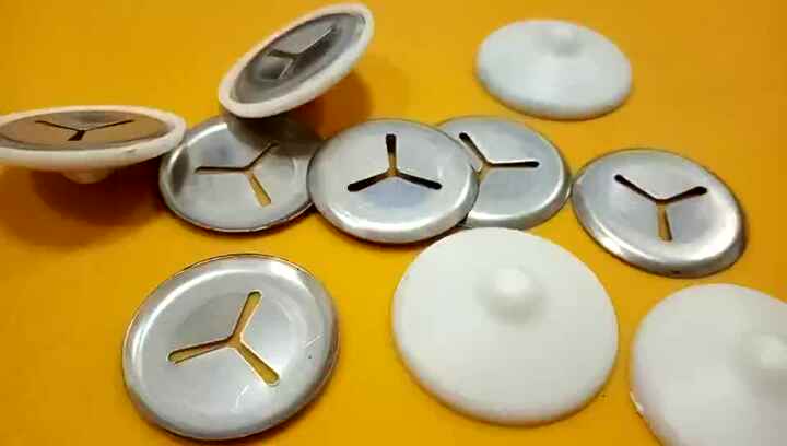PE Domed Insulation Pin Caps - Self Locking Washers