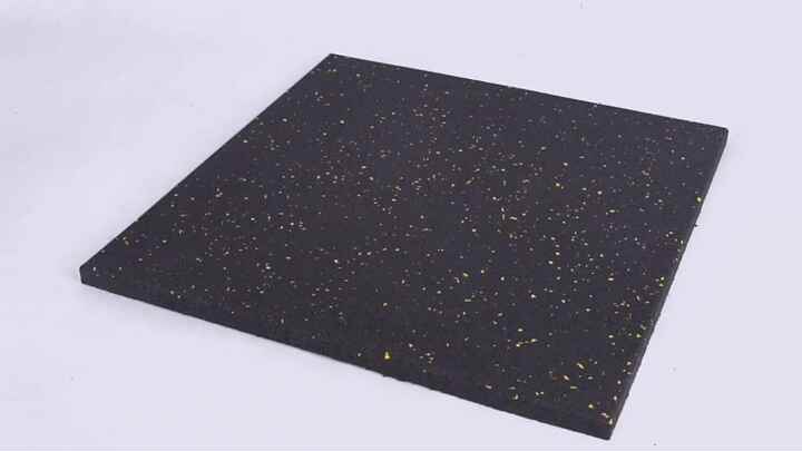 20mm EPDM Fleck High Density Rubber Floor Tiles for Gym
