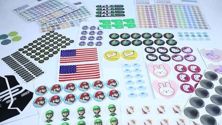 Custom Epoxy Resin Sticker Labels - Durable & Versatile