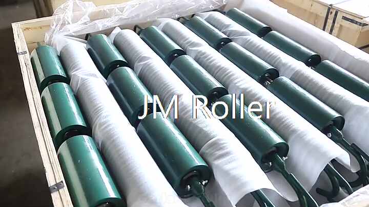 JM Roller Mining Equipment Conveyor Belt Roller Iron Conveyor Roller ...