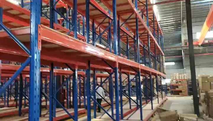 Industrial steel racking bolted storage shelving factory certificated ...
