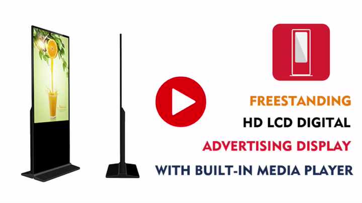Samidisplay 43/55 Inch Indoor Standing Screen Factory Supply Android ...