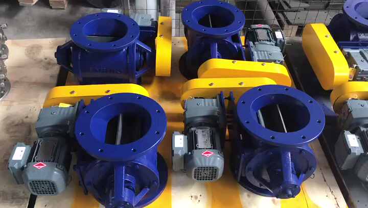 8\" Diameter New Rubber End Rotary Air Lock Valve for Cyclone ...