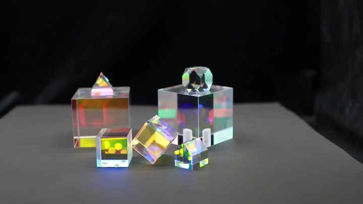 30x30x30mm Color Optical Prism Cube RGB Combiner Cross Dichroic Prism