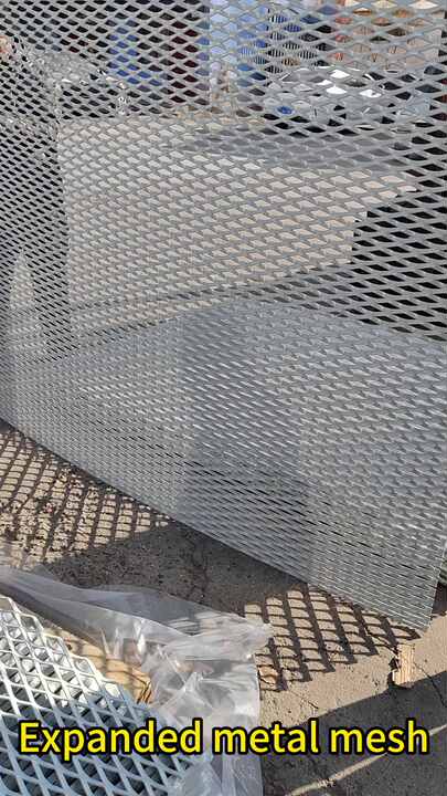 Galvanized Expanded Metal Mesh American Diamond Standard Safety Fence ...