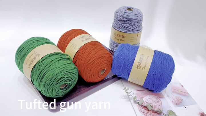 4# Medium Weight 8ply Milk Cotton Yarn - Tufting Yarn