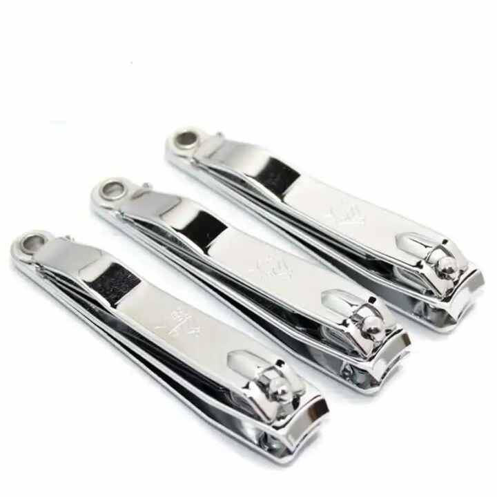 Nail Cutter Stainless Steel Silver Small Portable Finger Nail Clipper ...
