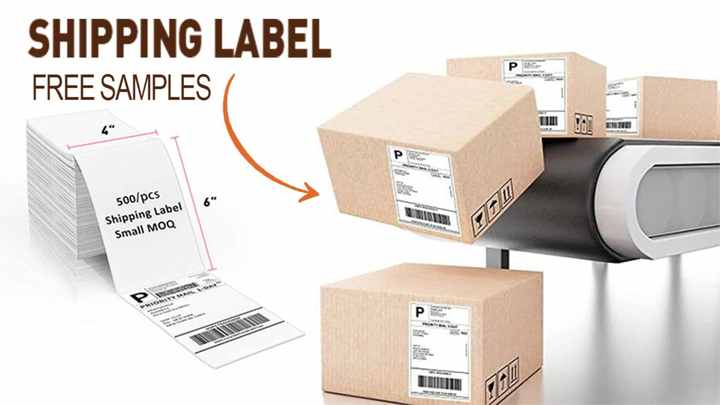 Premium Adhesive Sticker Thermal A6 4 X 6 Shipping Labels for Packaging ...