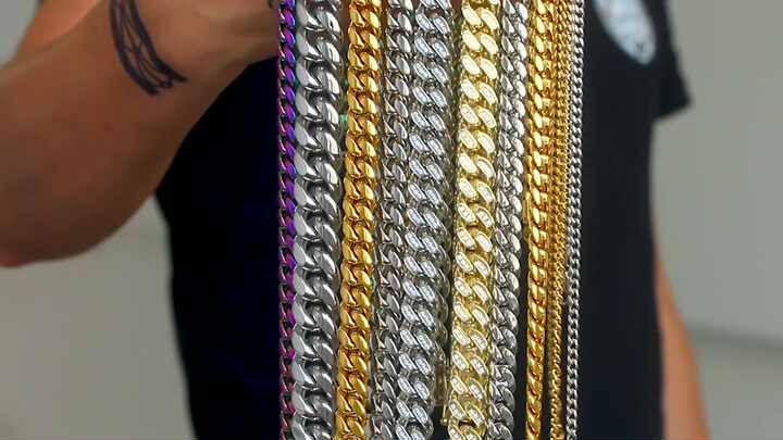 Shop Our 3mm 5mm 7mm Stainless Steel Figaro Rope Chain