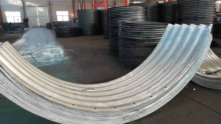 Half Round Culvert Pipe Galvanized Corrugated Steel Pipe Arch Culvert ...