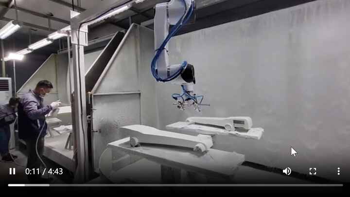 HANS Elfin-Pro E05l-Pro Collaborative Robot for Spray Painting
