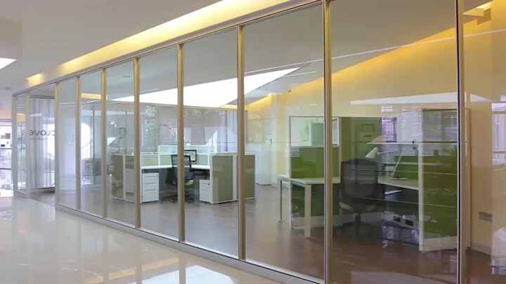 Prima Aluminium Frame Wall Glass Partition for Offices