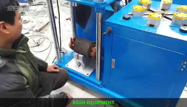 March Expo Popular MR-T Motor Recycling Wrecker Copper Coil Removing ...