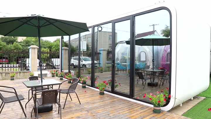 20 feet Modular commercial buildings prefab cabins tiny house modular ...