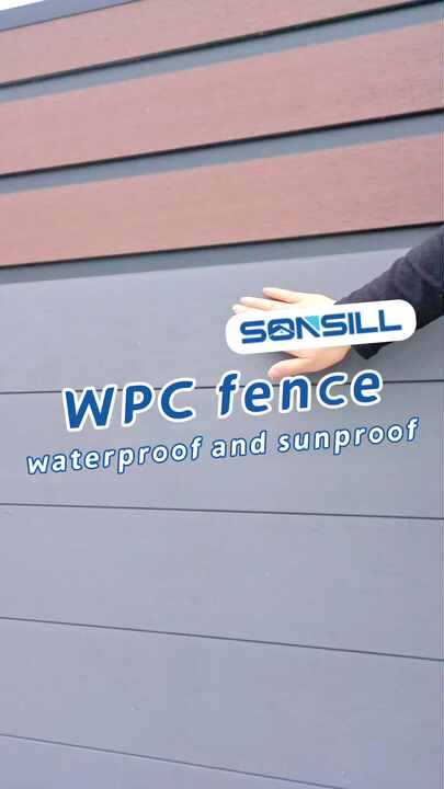 SONSILL WPC Garden Fences - Durable, Eco-Friendly & Stylish